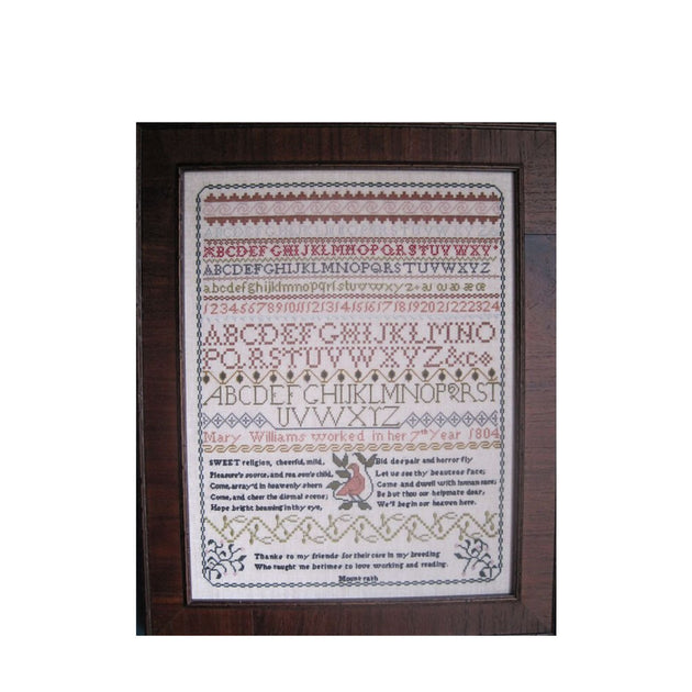 The Scarlet Letter - Mary Williams 1804 ~ Thread Kit – Hoop and Frame