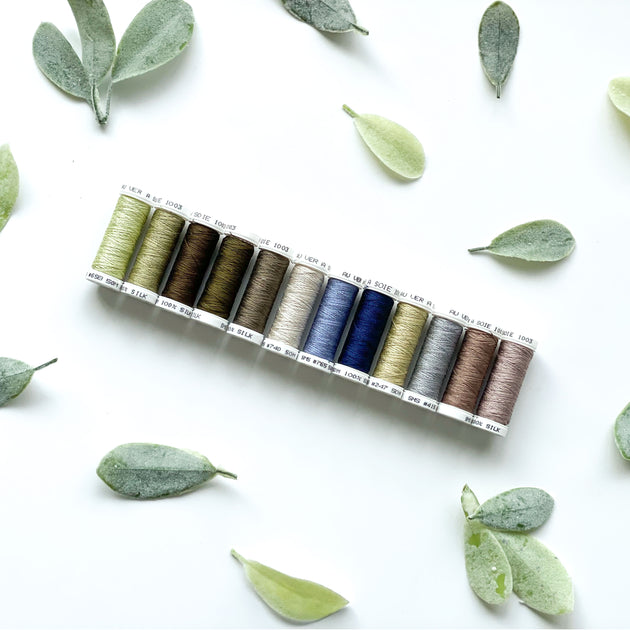 Early Spring - Silk Thread Kit – Hoop and Frame