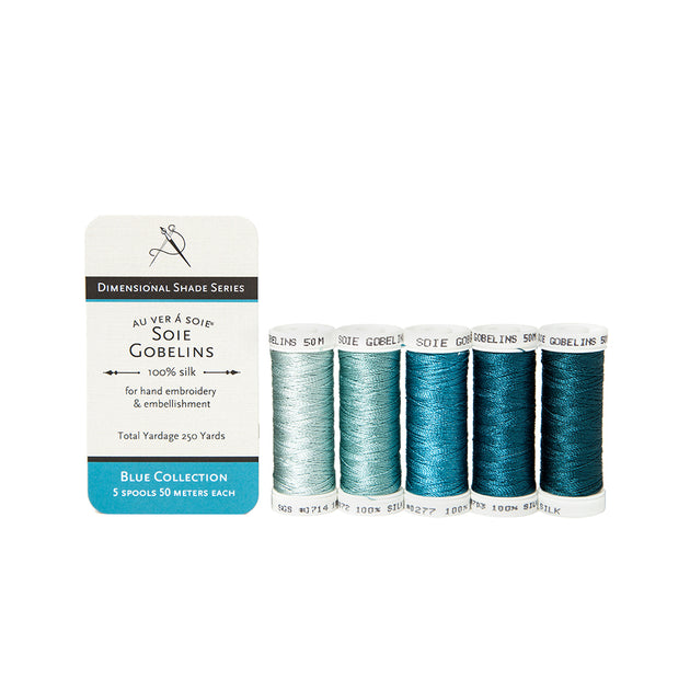 Dimensional Shade Series - Soie Gobelins - Blue Collection – Hoop and Frame